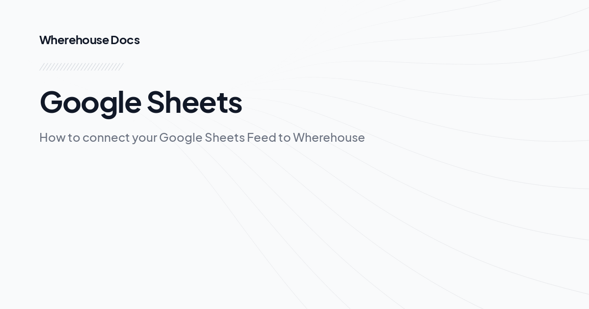 Google Sheets