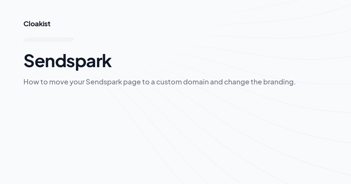 Sendspark