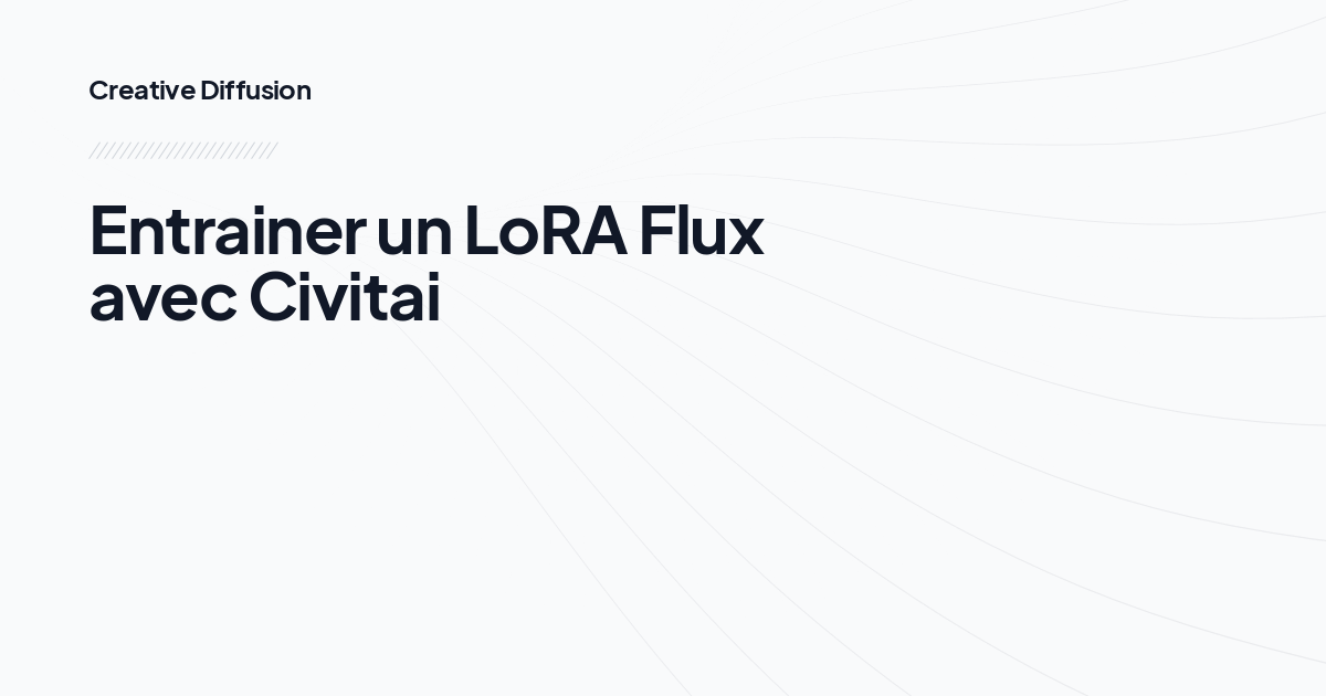 Entrainer un LoRA Flux avec Civitai