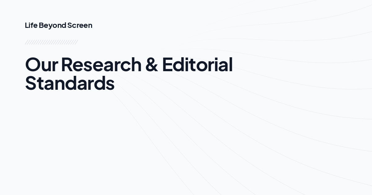 Our Research & Editorial Standards