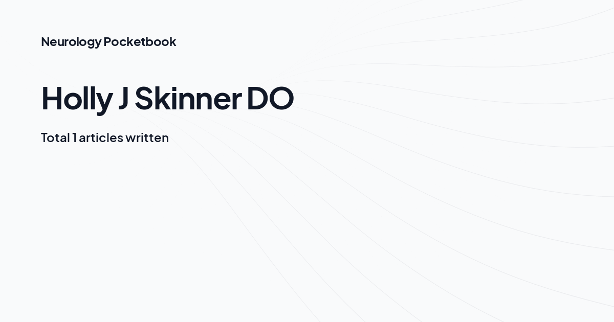 Holly J Skinner DO