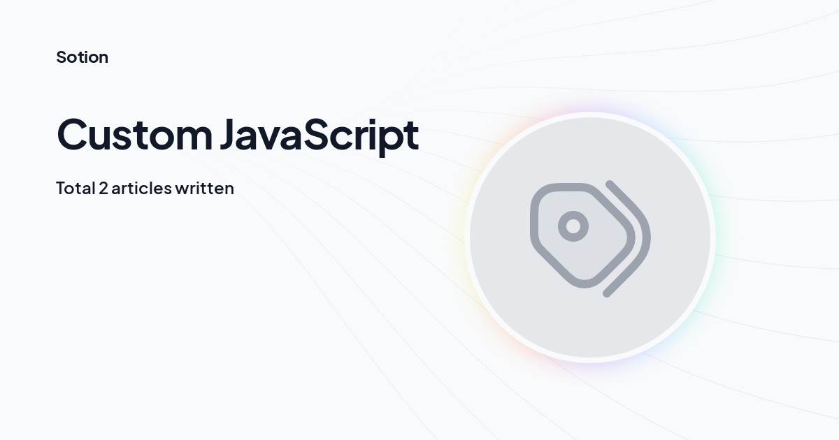 Custom JavaScript