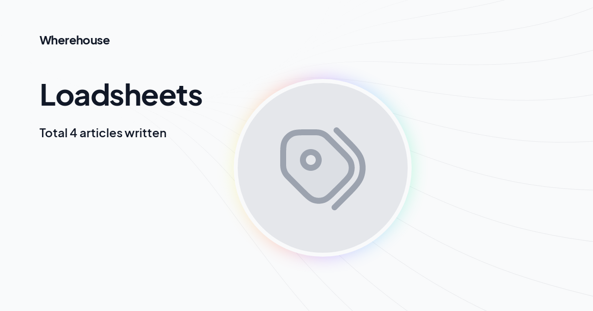 Loadsheets
